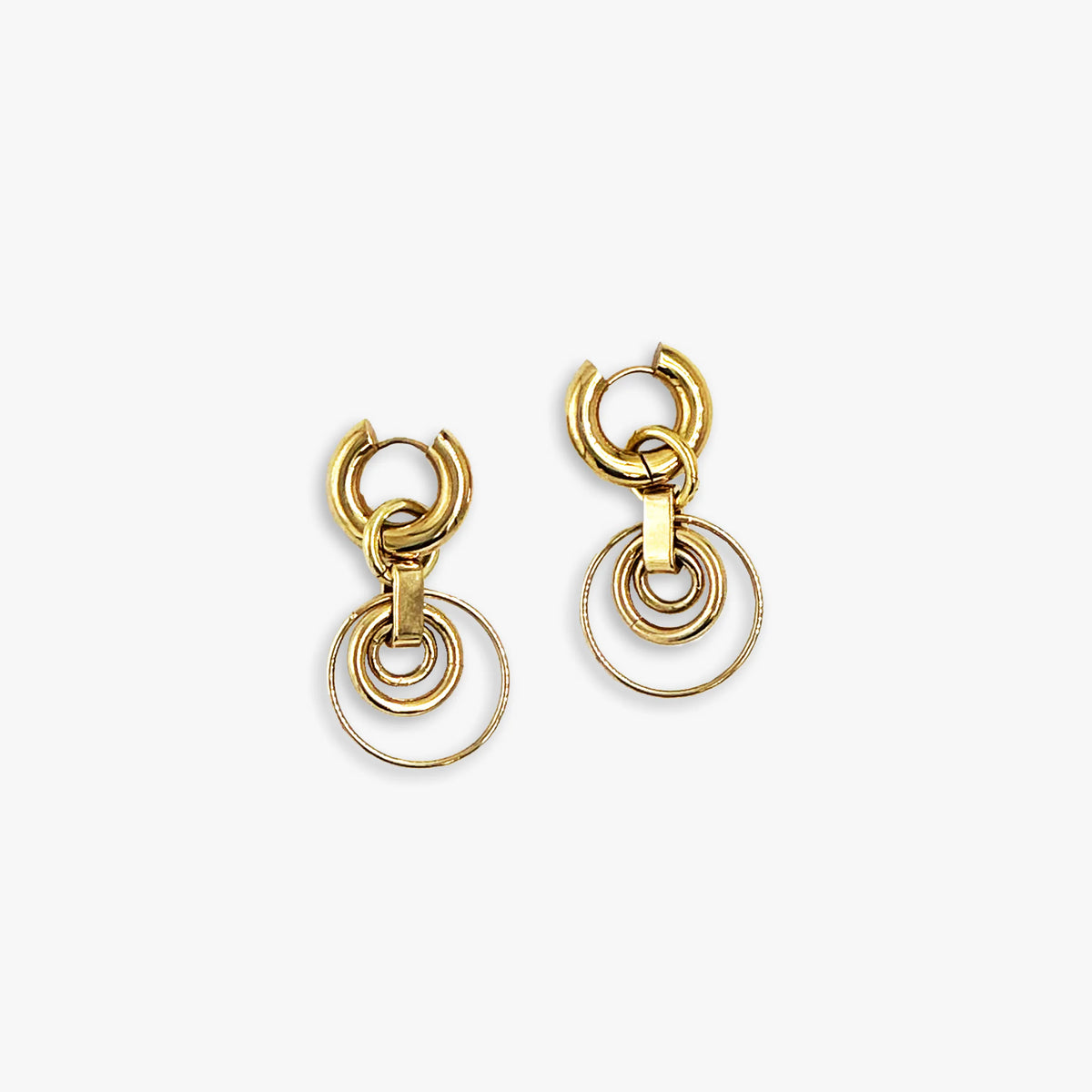 Paula Rosen Yazi Earrings & Gold Overlay | NIC+ZOE