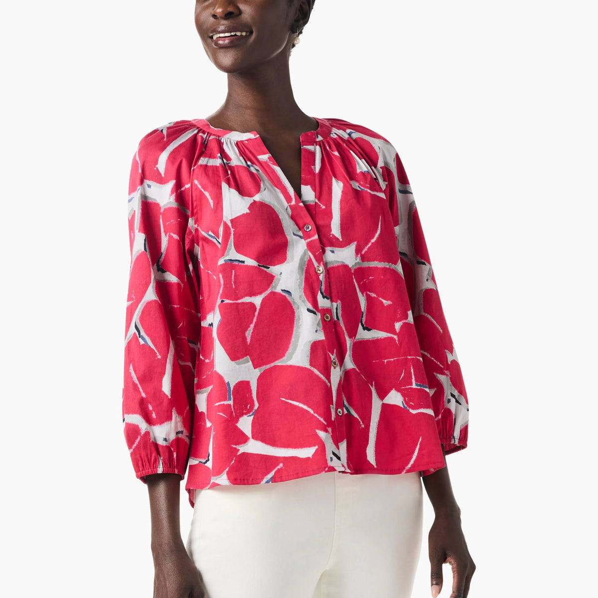 Bold Petals Shirt | NIC+ZOE