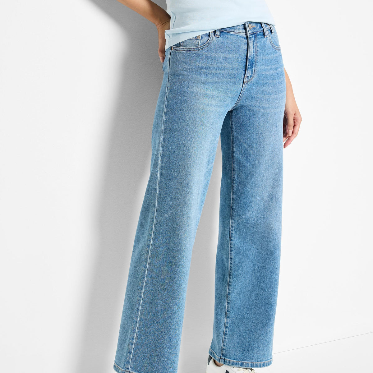 Wide Leg Weekend Ankle Jeans | NIC+ZOE